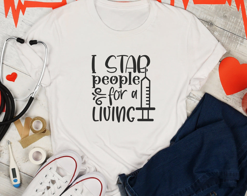 Funny Nurse Quotes SVG Bundle, 6 Designs, Funny Nurse Sayings SVG, I Am ...