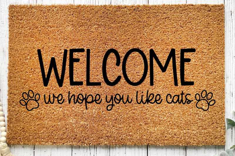 Funny Pet Welcome Mat Bundle, Funny Dog SVG, Funny Welcome mat SVG - So ...