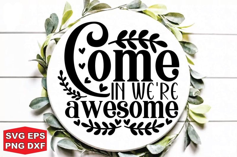 Funny Round Signs SVG Bundle - So Fontsy