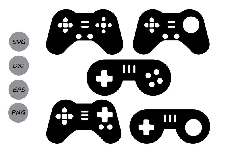 Game Controller Monogram| Gaming SVG Cut Files - So Fontsy