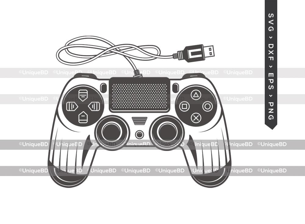 Game Controller Outline SVG Cut File | Game Controller Svg | Video Game ...