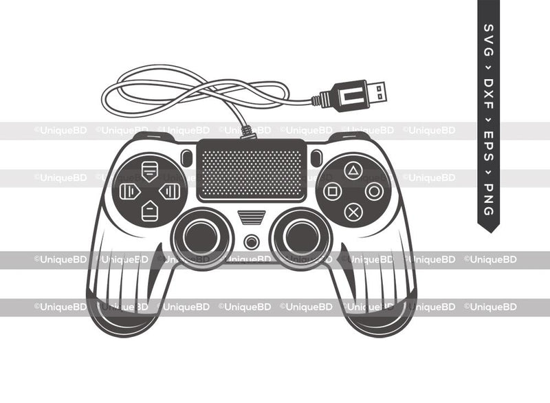 Game Controller Outline SVG Cut File | Game Controller Svg | Video Game ...