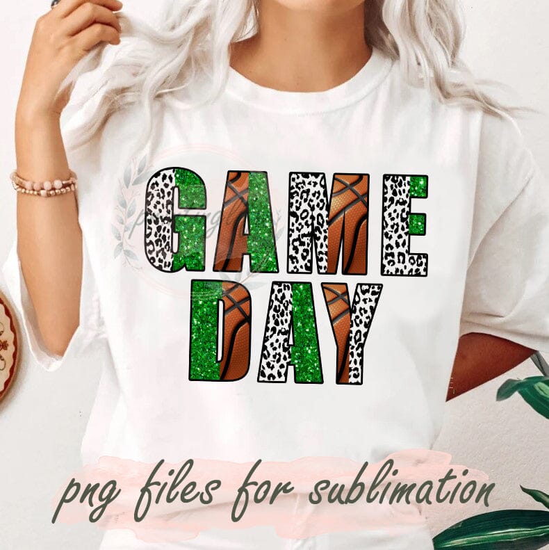 Game Day Basketball Design, Basketball Sublimation Png, Game Day Png ...