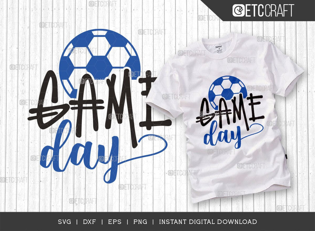 Game Day SVG Cut File, Game Day Vibes Svg, Gamer Svg, Football Svg ...
