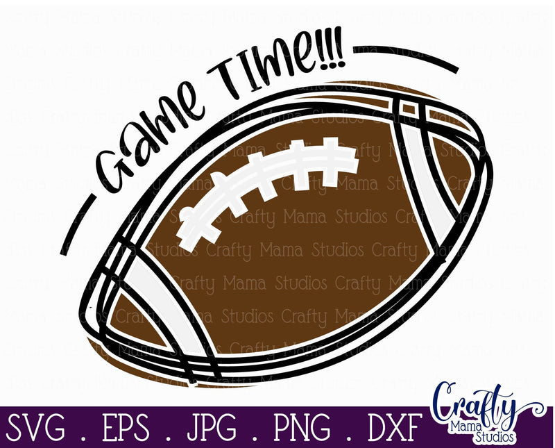 Game Time - Football Svg - So Fontsy