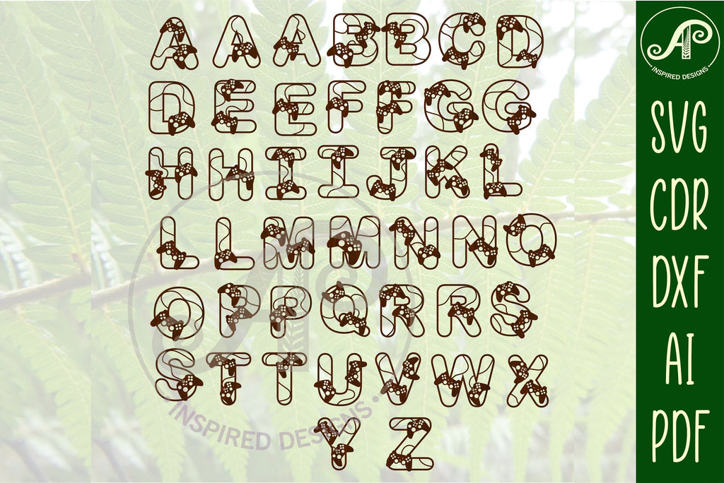 Gamer alphabet set. 2 layer letters. 44 letter - So Fontsy