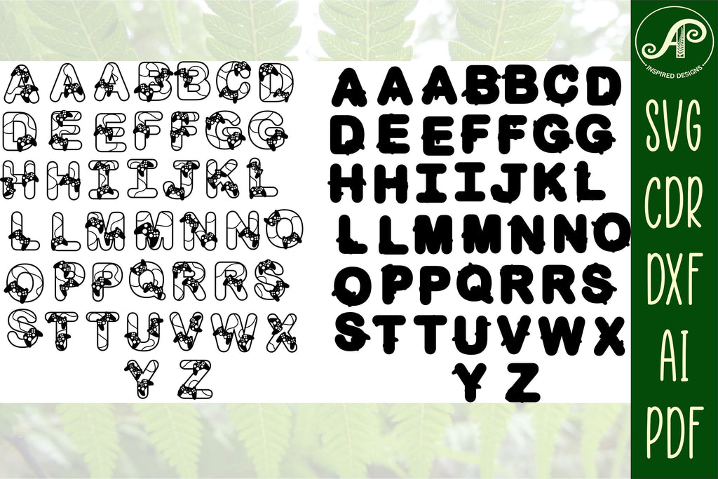 Gamer alphabet set. 2 layer letters. 44 letter - So Fontsy