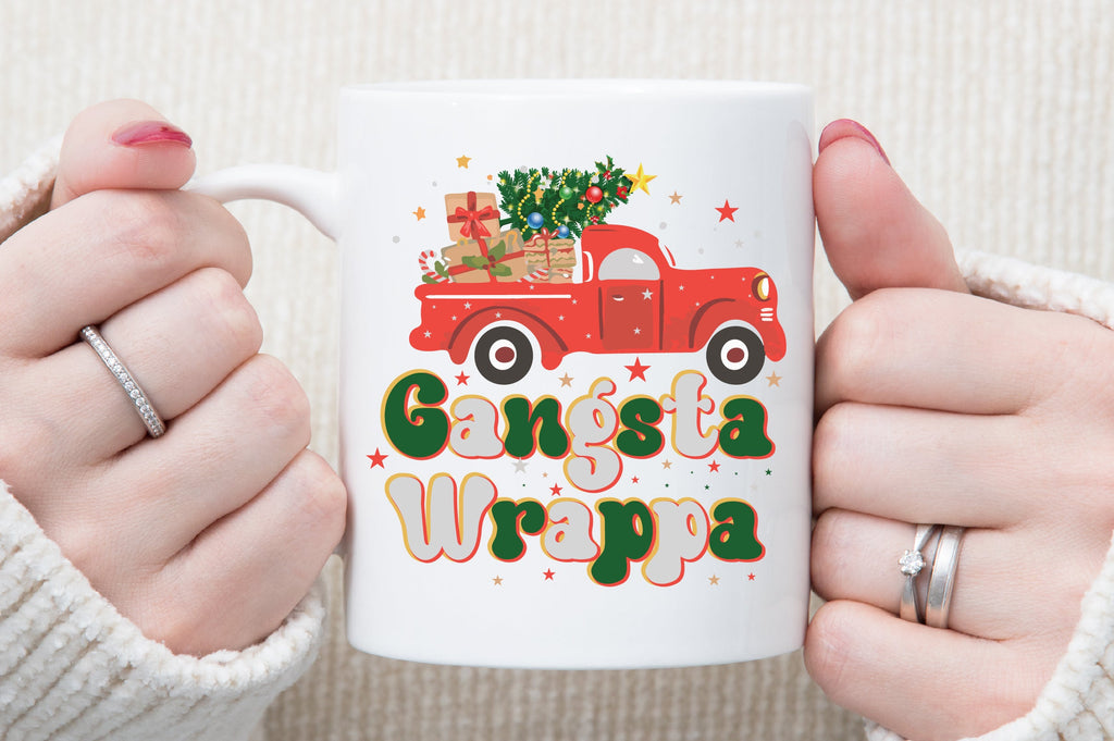 Gangsta Wrappa Christmas PNG Sublimation - So Fontsy
