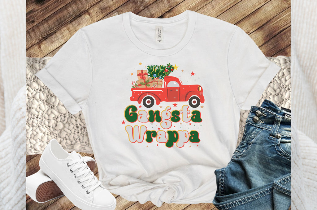 Gangsta Wrappa Christmas PNG Sublimation - So Fontsy