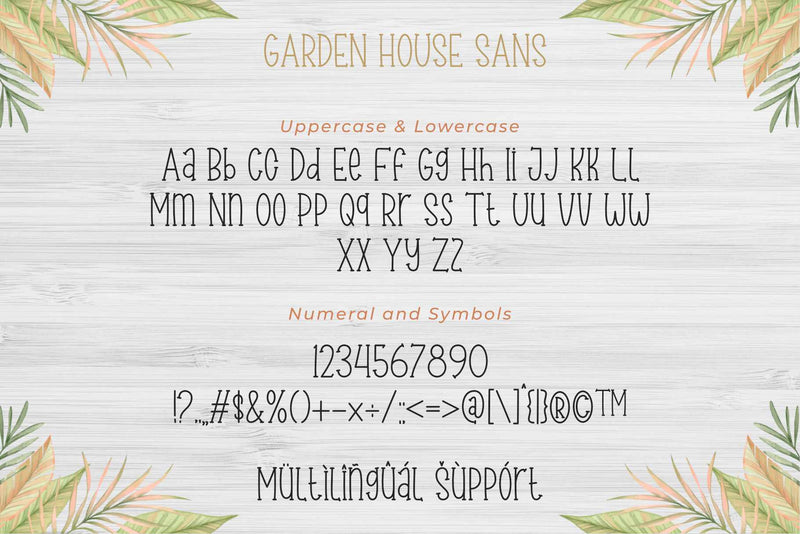 Garden House - So Fontsy