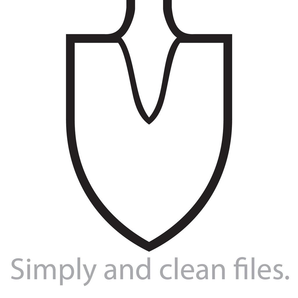 Garden spade. Cut files for Cricut. Clip Art silhouette (eps, svg, pdf ...