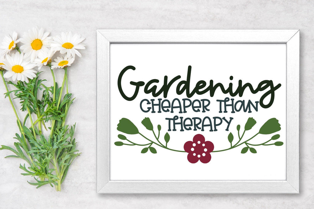 Gardening SVG Bundle | Gardener SVG Cut Files - So Fontsy