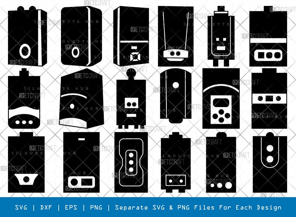 Gas Boiler Silhouette, Gas Boiler SVG, Gas Bottle Svg, Gas Pump Svg ...