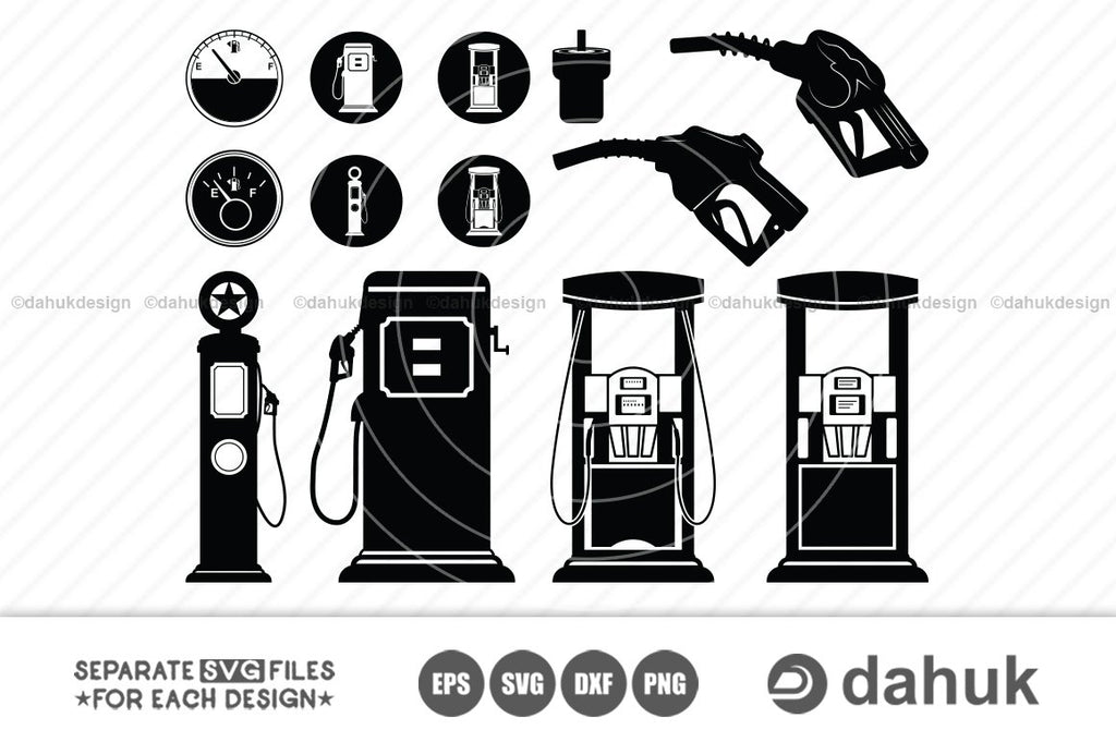 Gas station svg, Fuel Nozzle svg, Regular Pumps svg, Gas station icon ...