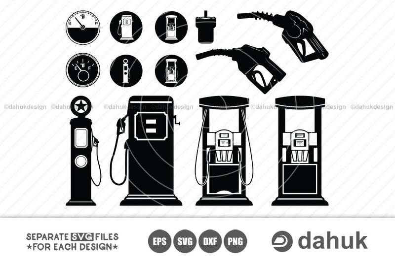 Gas station svg, Fuel Nozzle svg, Regular Pumps svg, Gas station icon ...