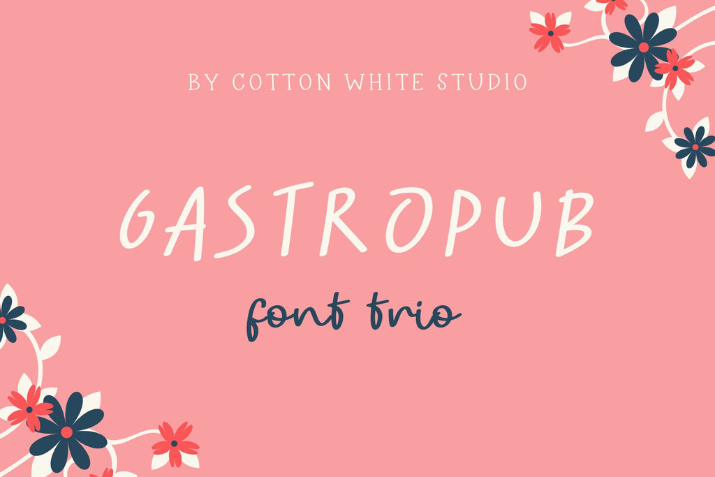 Gastropub Font Trio - So Fontsy