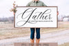 Gather SVG, Gather Sign SVG, Farmhouse Sign svg - So Fontsy