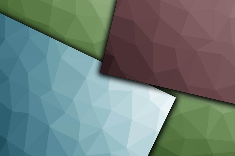 Geometric Shapes Digital Paper - So Fontsy