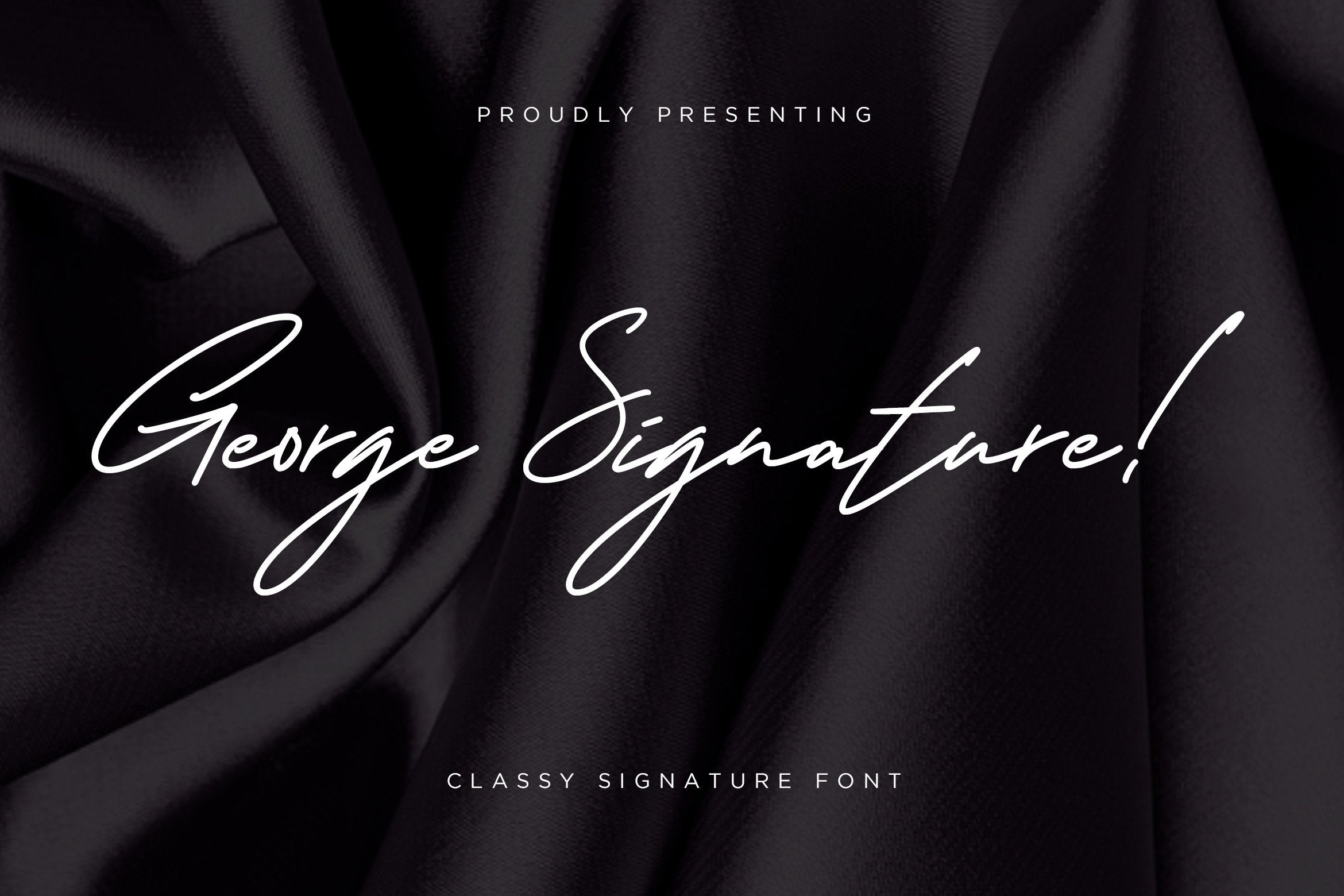 George Signature Classy Font - So Fontsy