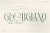 GEORGIANO Typeface - So Fontsy