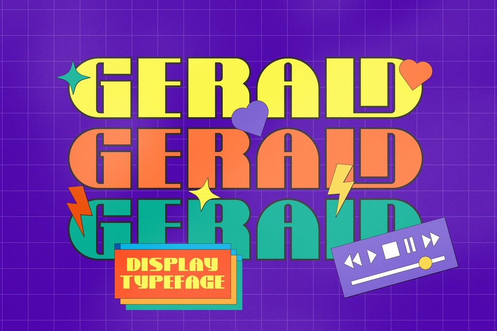Gerald Typeface - So Fontsy