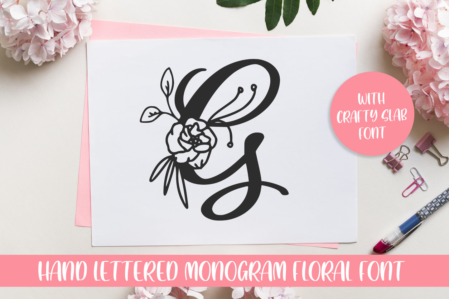 Gesya Monogram - So Fontsy