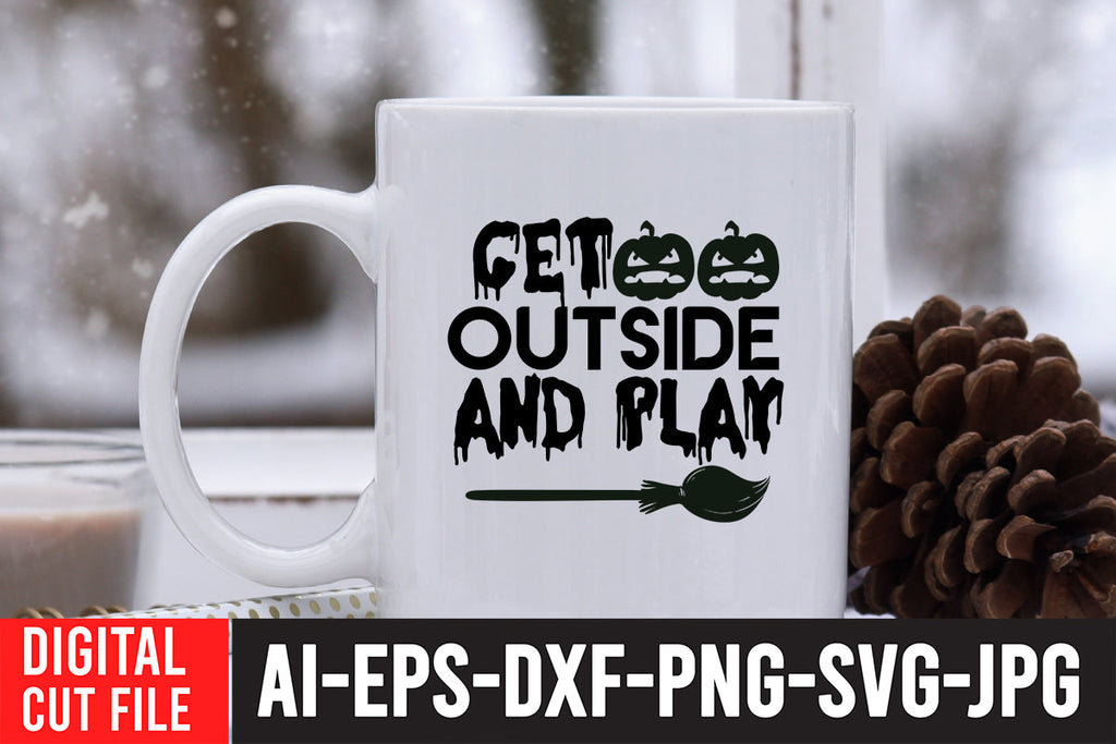 Get Outside And Play SVG Design - So Fontsy
