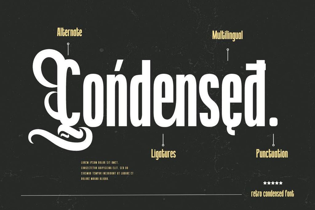 Getoik | Retro Condensed Font - So Fontsy
