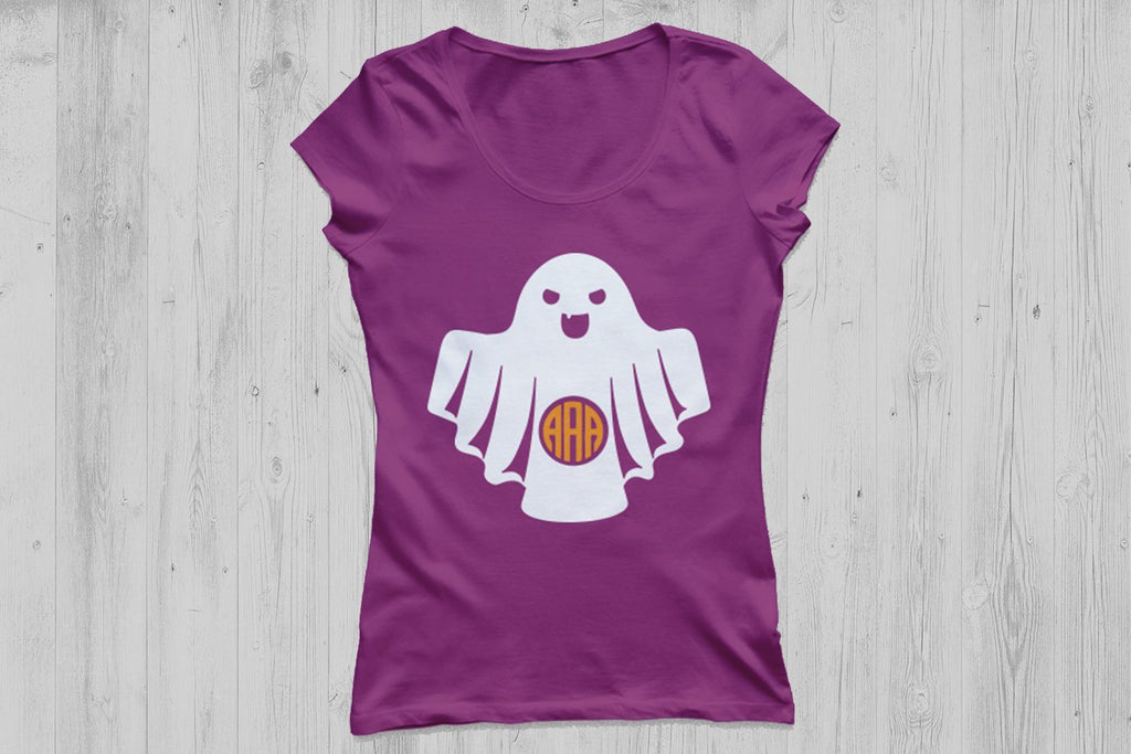 Ghost Monogram| Halloween SVG Cut Files - So Fontsy