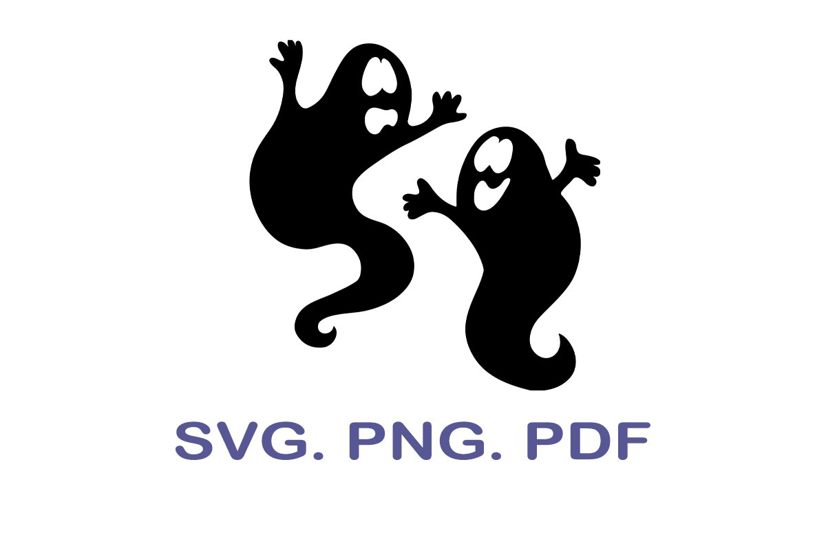 Ghost SVG, Halloween ghost SVG - So Fontsy