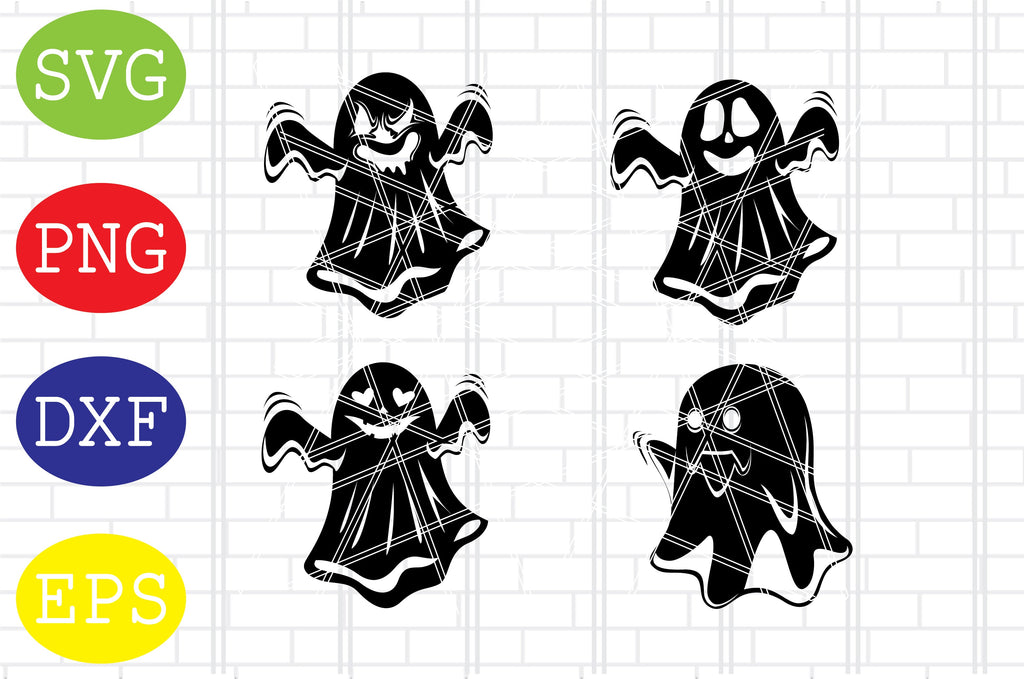 GHOST SVG, Halloween svg, Ghosts svg, Ghost svg bundle, Ghost Clipart ...