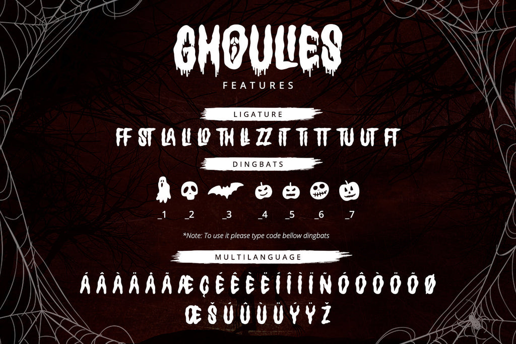 Ghoulies - Horror Display Font - So Fontsy
