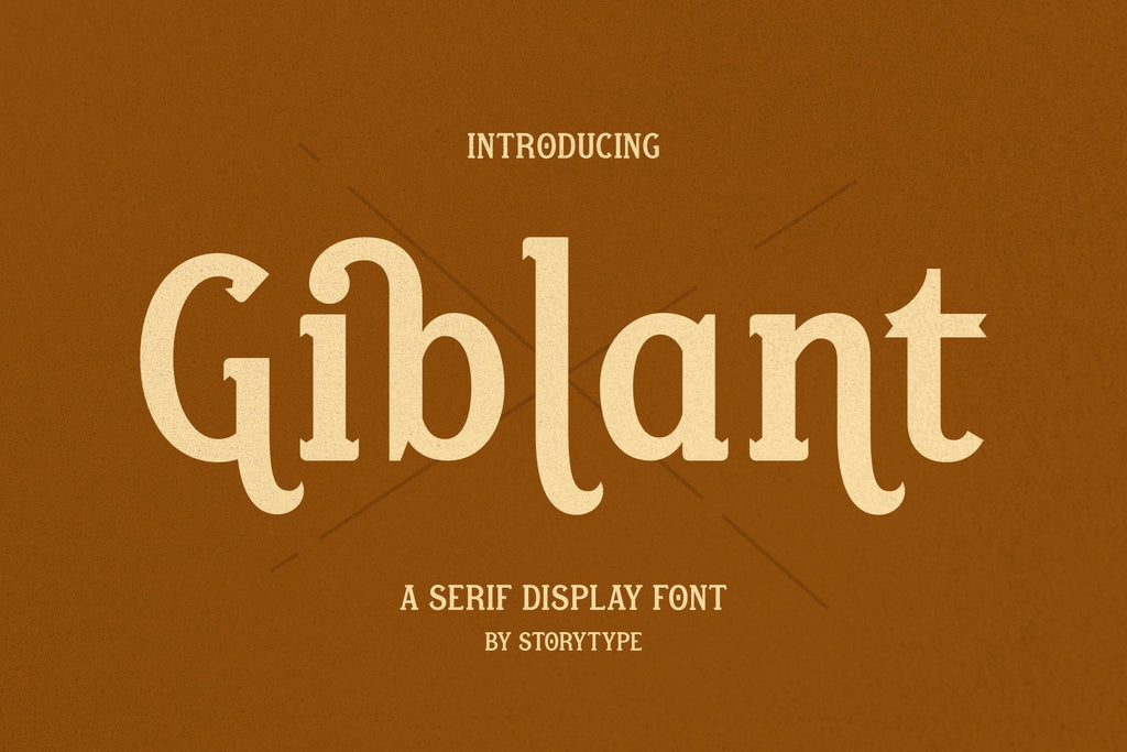 Giblant Typeface - So Fontsy