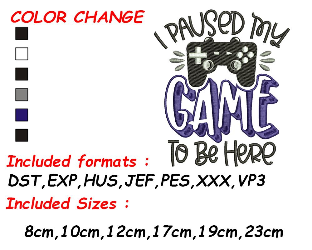 Gift for Gammer, Gaming Party, Boy Embroidery, Girl Embroidery, Video ...