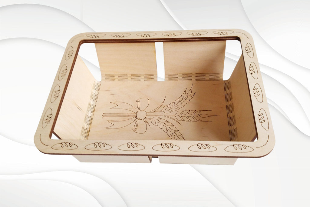 Gift stand bread, design for laser cutting. SVG DXF pattern laser cut ...