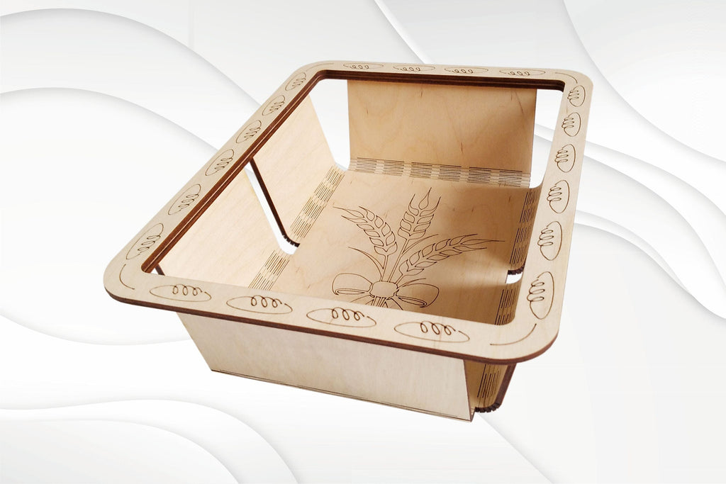 Gift stand bread, design for laser cutting. SVG DXF pattern laser cut ...