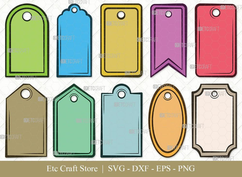 Gift Tags Clipart SVG Cut File | Tags Svg | Label Tag Svg | Label ...