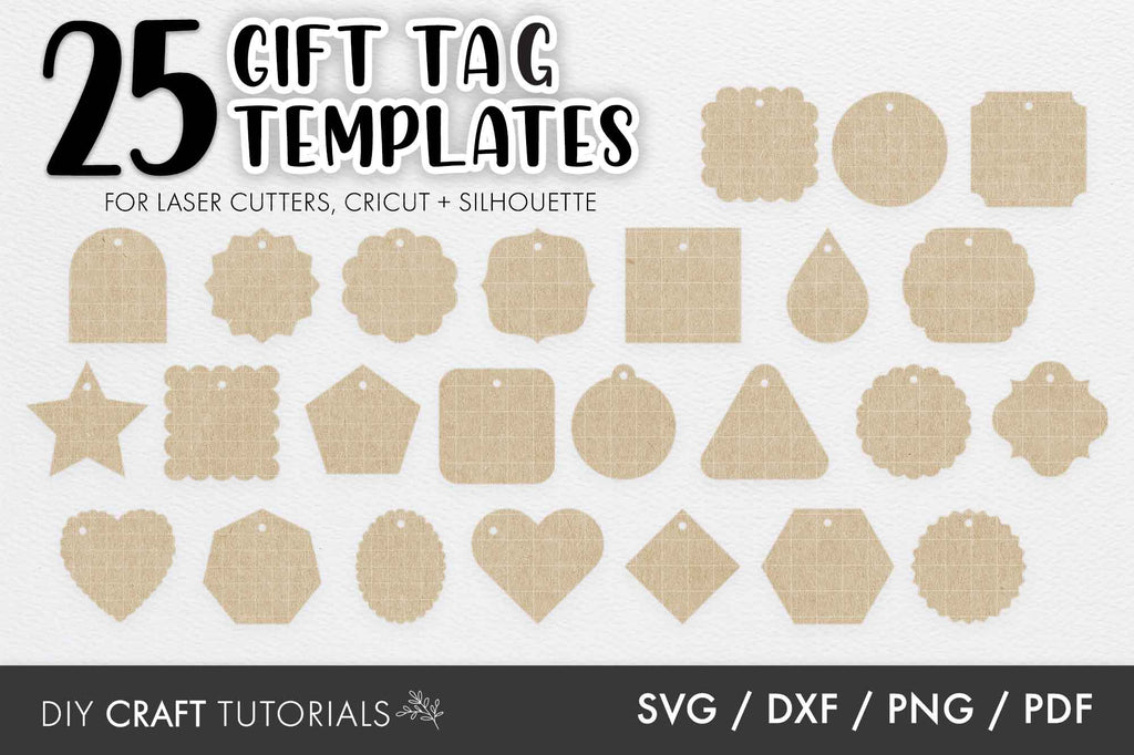 Gift Tags SVG Bundle - Set 2 - So Fontsy