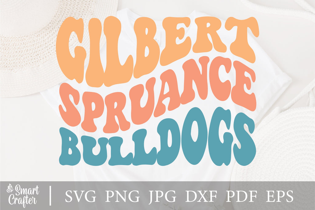 Gilbert Spruance Bulldogs Svg. Vector Cut file for Cricut, Silhouette ...