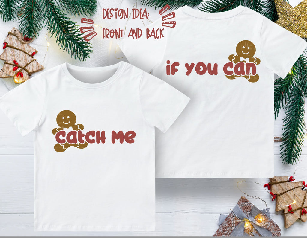 Gingerbread - Catch Me If You Can - SVG, PNG, DXF, EPS - So Fontsy