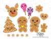 Gingerbread Christmas Clipart - So Fontsy