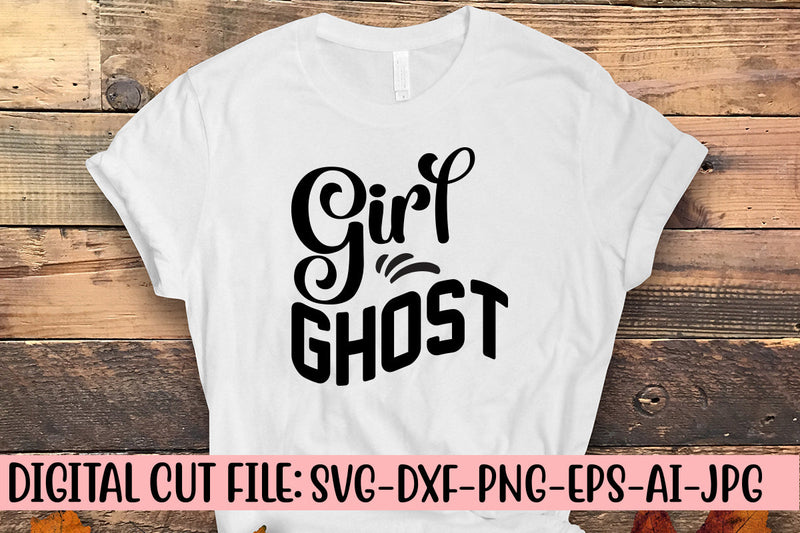 Girl Ghost SVG Design - So Fontsy