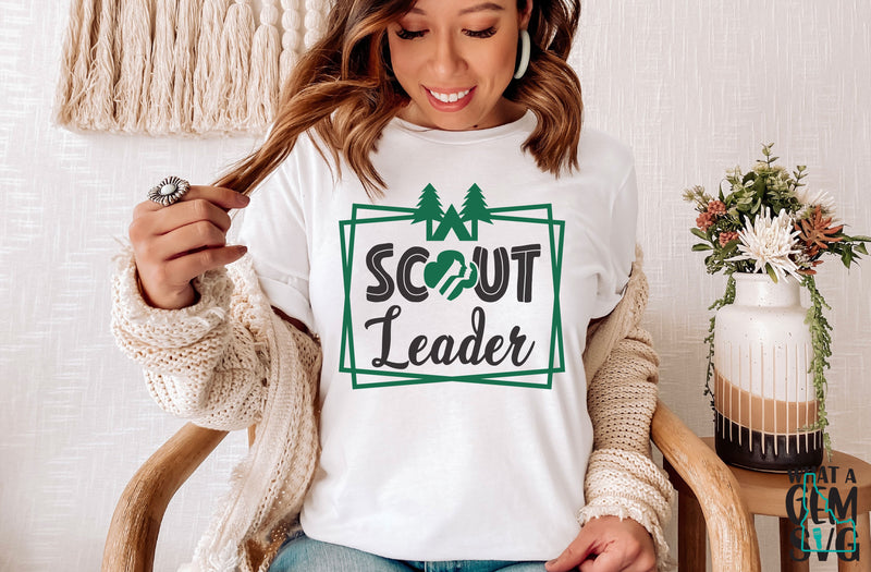 Girl Scout Leader SVG | Girl Scout SVG | Girl Scout Troop Shirt SVG ...