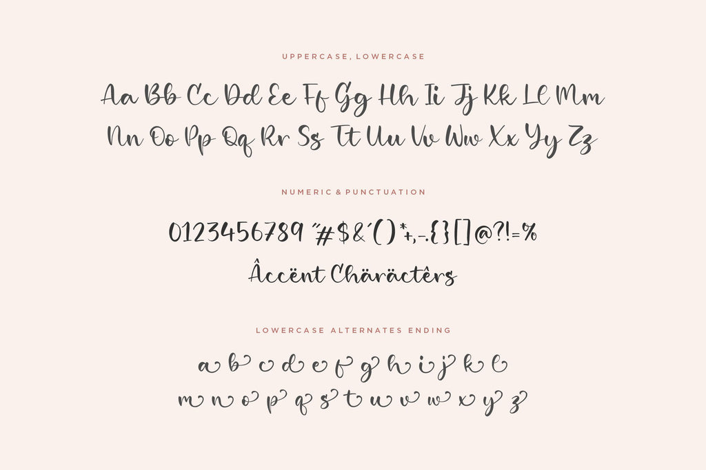 Girlish Lovely Modern Calligraphy Font - So Fontsy