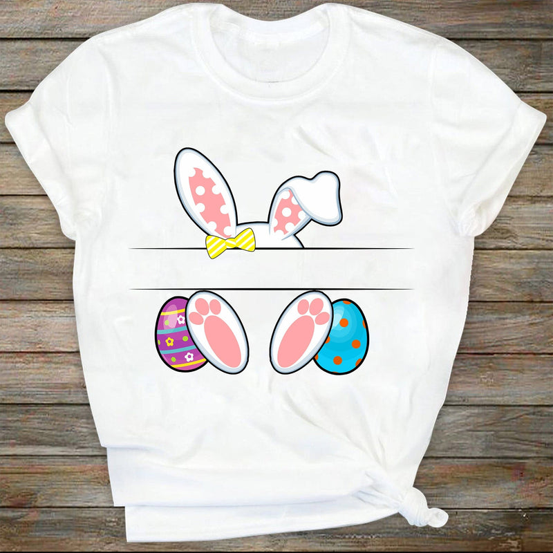Girls Easter PNG file, Girls Easter Bunny sublimation file - So Fontsy