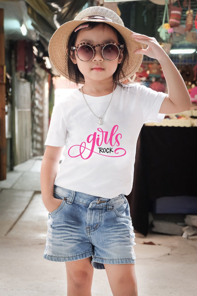 Girls Rock Hand Lettered Cut File - So Fontsy