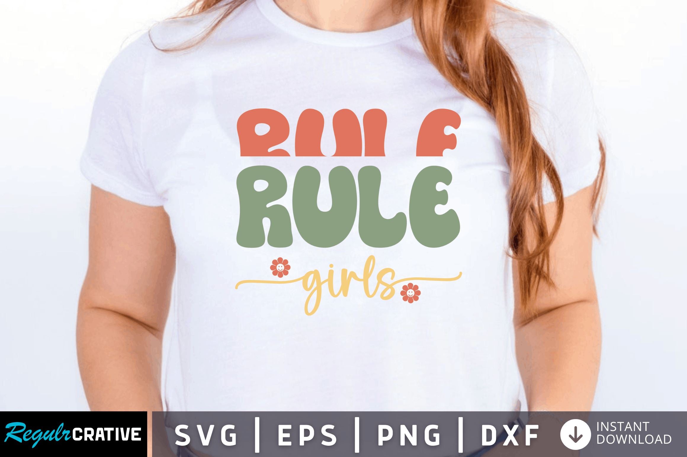 girls rule SVG - So Fontsy