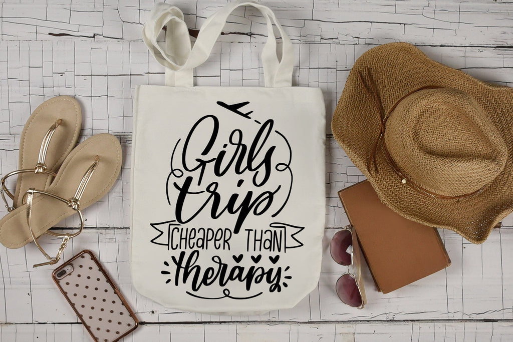 Girls Trip Cheaper Than Therapy SVG - So Fontsy