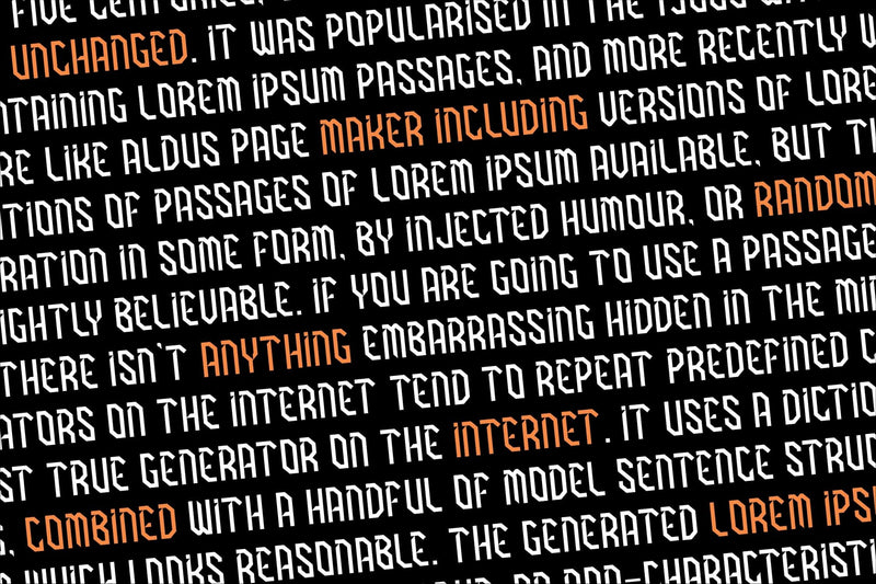 GLARUDA SKYLINE Typeface - So Fontsy