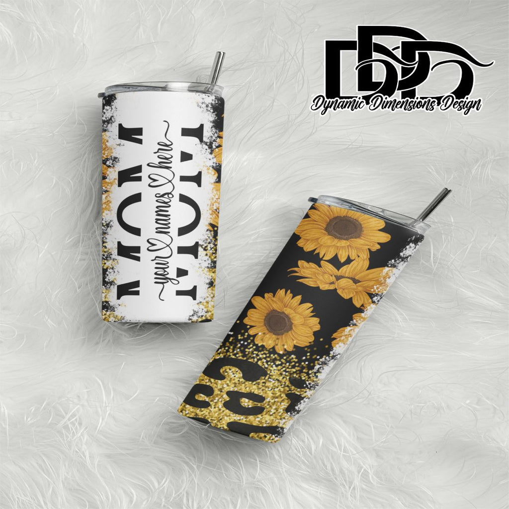 Split Mom Tumbler Wrap - So Fontsy